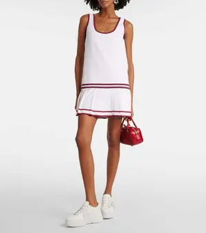 ROGER VIVIER Viv' Skate Leather Sneakers - White