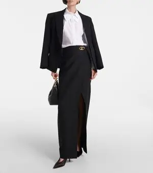 Valentino Garavani Crepe Couture Maxi Skirt