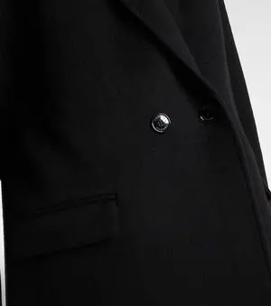 Isabel Marant Étoile Efegozi Wool, Cashmere And Silk Coat - Black