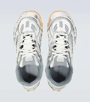 Bottega Veneta Orbit Lace-up Sneakers - Silver
