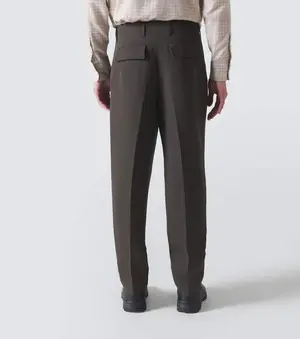Zegna Wool Straight Trousers