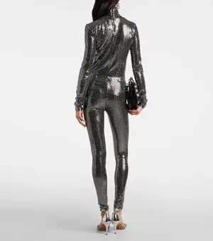 Isabel Marant Étoile Joshua Jersey Leggings - Black