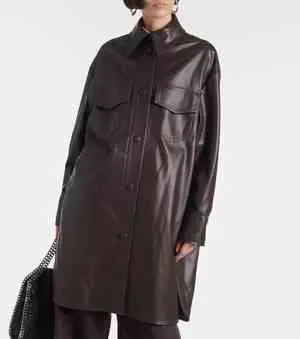 Stella McCartney Oversized Overshirt - Brown