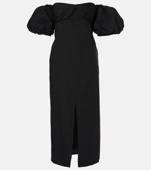 Isabel Marant Étoile Darlena Off-shoulder Midi Dress - Black