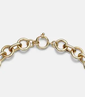 FOUNDRAE 18kt Yellow Chain Necklace With Diamonds