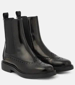 TOD'S Patent Leather Chelsea Boots