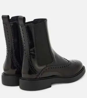 TOD'S Patent Leather Chelsea Boots
