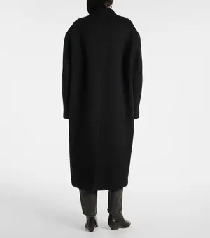 Isabel Marant Étoile Efezia Wool And Cashmere Coat - Black