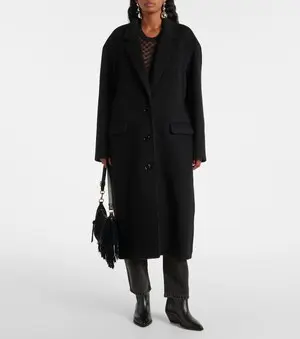 Isabel Marant Étoile Efezia Wool And Cashmere Coat - Black