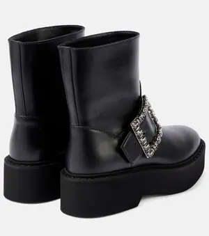 ROGER VIVIER Viv' Rangers Combat Boots
