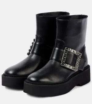 ROGER VIVIER Viv' Rangers Combat Boots