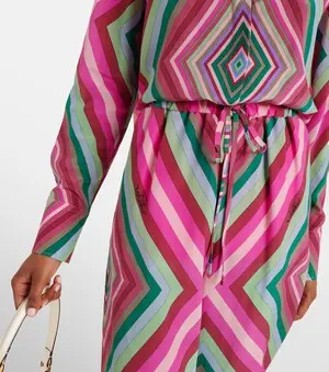 Valentino Garavani Printed Silk Palazzo Pants - Multicoloured