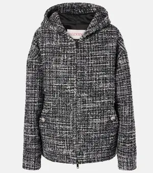 Valentino Garavani Mossi Mélange Tweed Jacket