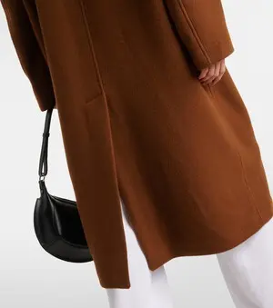 Isabel Marant Étoile Efezia Wool, Cashmere And Silk Coat - Brown