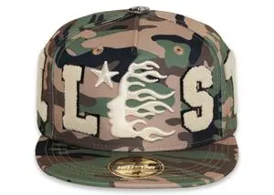 HELLSTAR Og Patch Fitted Cap - Camo