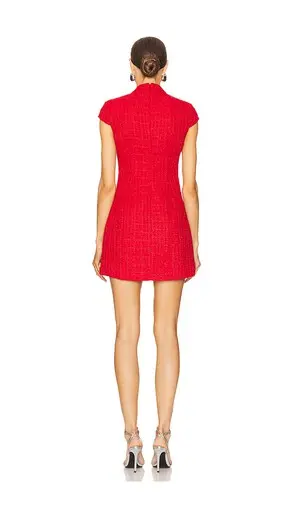 SAU LEE Natasha Tweed Dress