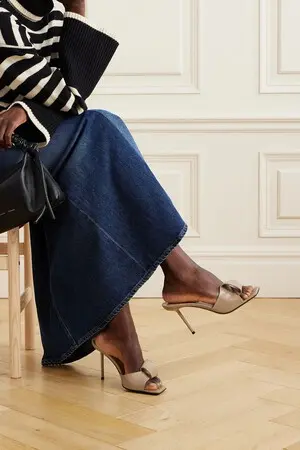 By Far Hawn Leather Mules
