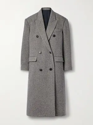 MARANT ETOILE Lexana Wool-blend Coat - Gray
