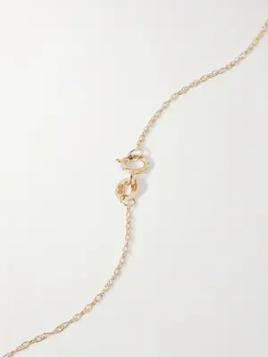 STONE AND STRAND Varsity Initial Diamond Necklace