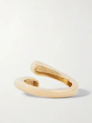 STONE AND STRAND - STONE AND STRAND Hug 10-karat Gold Diamond Ring