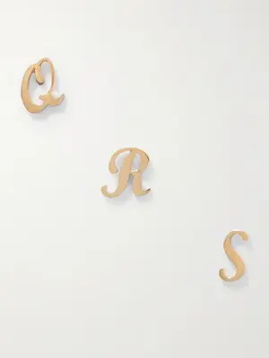 STONE AND STRAND 10-karat Letter Single Earring