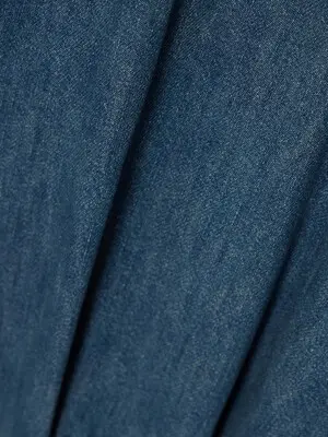 HAIKURE Joelle Two-tone Denim Shirt Dress