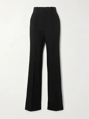 Chloé Wool-gabardine Flared Pants