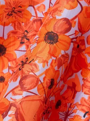 KIKA VARGAS Joan Ruffled Floral-print Taffeta Mini Dress