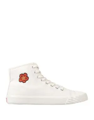Kenzo Embroidered Sneakers - Ivory