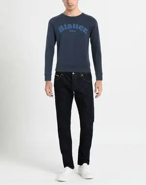 BLAUER. Cotton Crewneck Sweatshirt