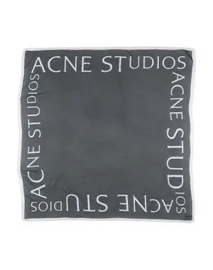 Acne Studios Woman Scarf Military Green Size - Wool Grey