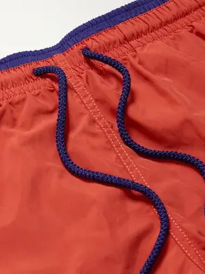 Vilebrequin Moka Straight-leg Mid-length Swim Shorts - Red