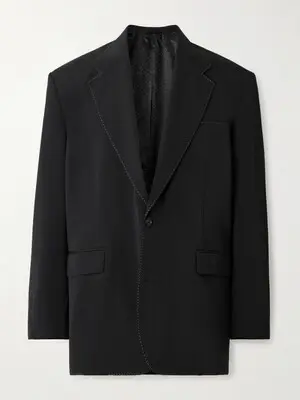 Acne Studios Juyliano Oversized Grain De Poudre Suit Jacket