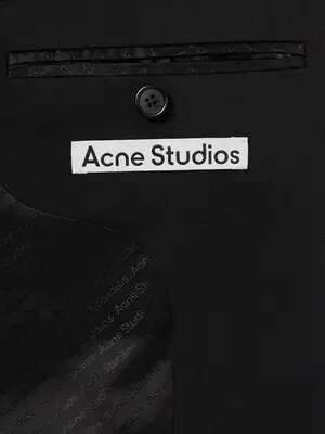 Acne Studios Juyliano Oversized Grain De Poudre Suit Jacket