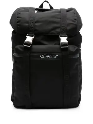 Off-White Logo-print Backpack - Black