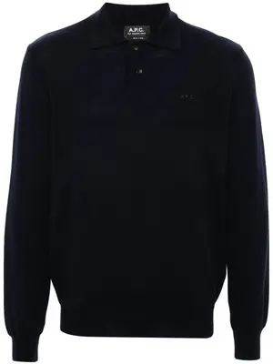 A.p.c. Jacob Polo Shirt - Blue