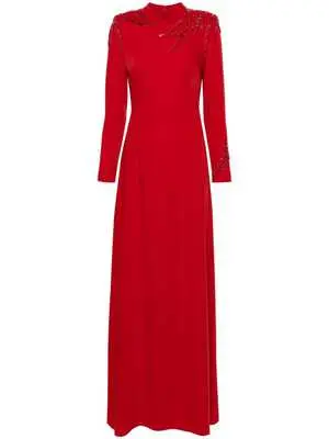 CRISTALLINI Nemesis Maxi Dress - Red