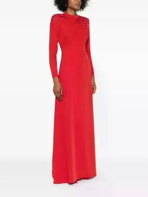 CRISTALLINI Nemesis Maxi Dress - Red