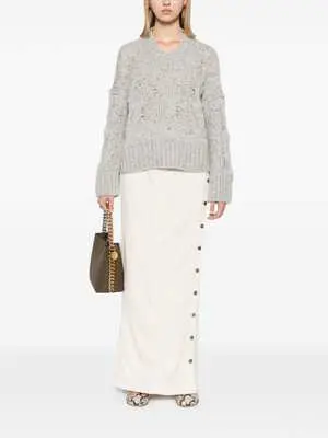 Ermanno Scervino Chunky Cable-knit Jumper
