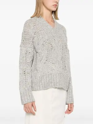 Ermanno Scervino Chunky Cable-knit Jumper
