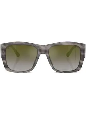 FERRARI Rectangle-frame Sunglasses - Grey
