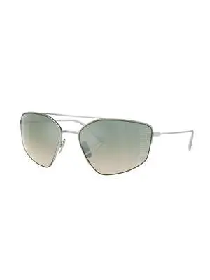 FERRARI Geometric Frame Sunglasses - Silver