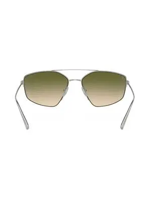 FERRARI Geometric Frame Sunglasses - Silver