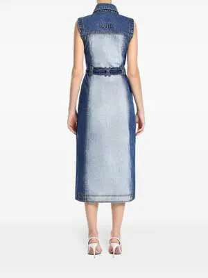 Aje Darcie Denim Midi Dress
