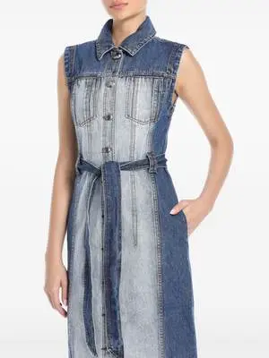 Aje Darcie Denim Midi Dress