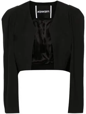 FRENKEN Frenken Long Puff-Sleeved Cropped Jacket