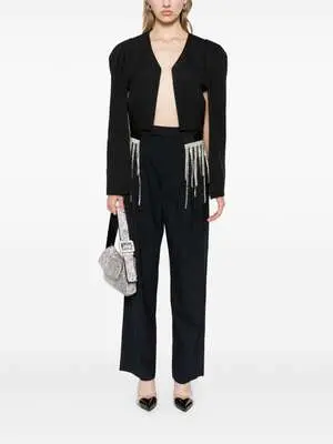 FRENKEN Long Puff-sleeved Cropped Jacket