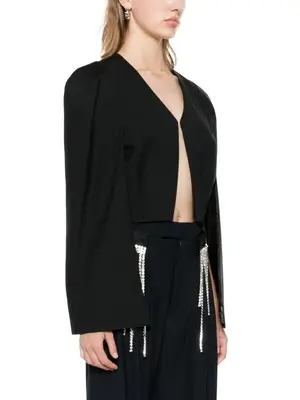 FRENKEN Long Puff-sleeved Cropped Jacket