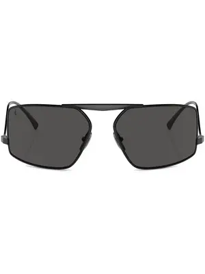 FERRARI Rectangle-frame Sunglasses - Black
