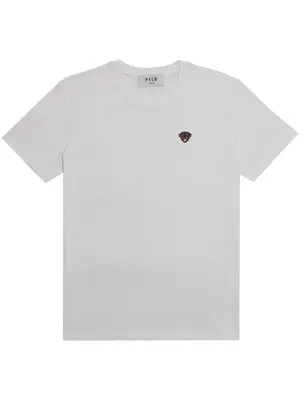 PELO FOUNDATION Dog-appliqué T-shirt - White